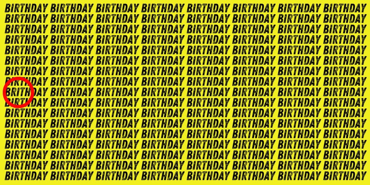 Can You Find the Hidden Mistake in "Birthday"? A Fun Brain Teaser Awaits!